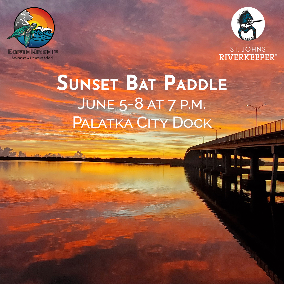 Sunset Bat Paddle – Visit Palatka